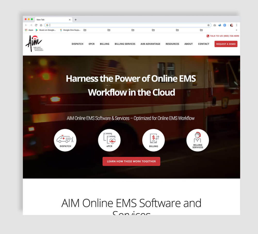 Web Design Samples - Direct Axis